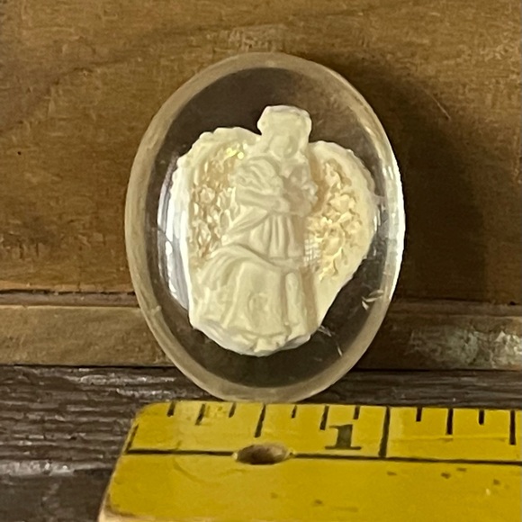 Other | Vintage Angel Star Worry Stone Angel Of Hope Give Your Worries ...